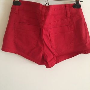Soundgirl | Shorts | Red Jean Shorts Low Rise | Poshmark